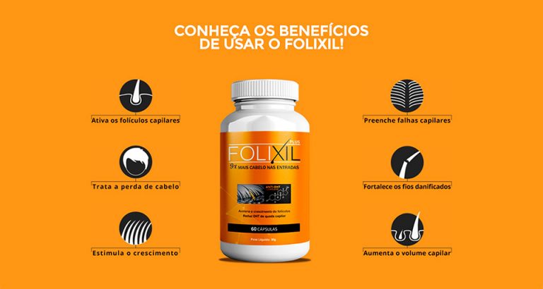 Folixil Funciona? Folixil Plus Anti Calvície, Depoimento, Onde Comprar