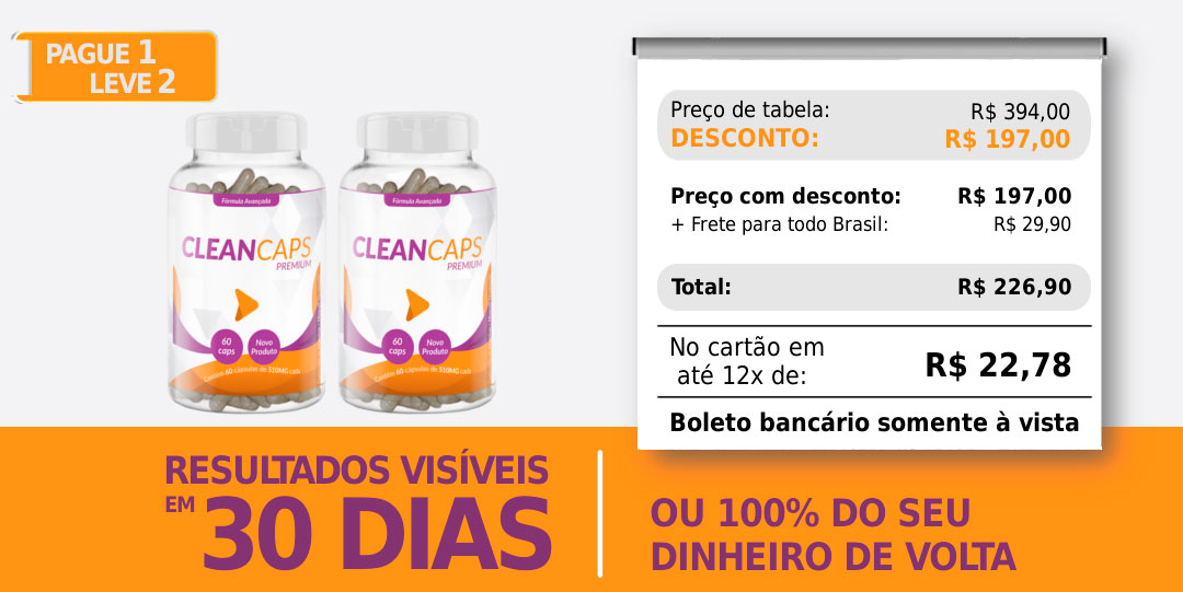 Clean Caps Funciona? Clean Caps Antes e Depois [Bula, Resenha]