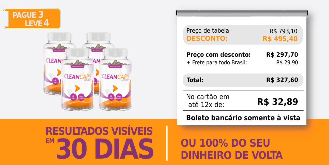 Clean Caps Funciona? Clean Caps Antes e Depois [Bula, Resenha]